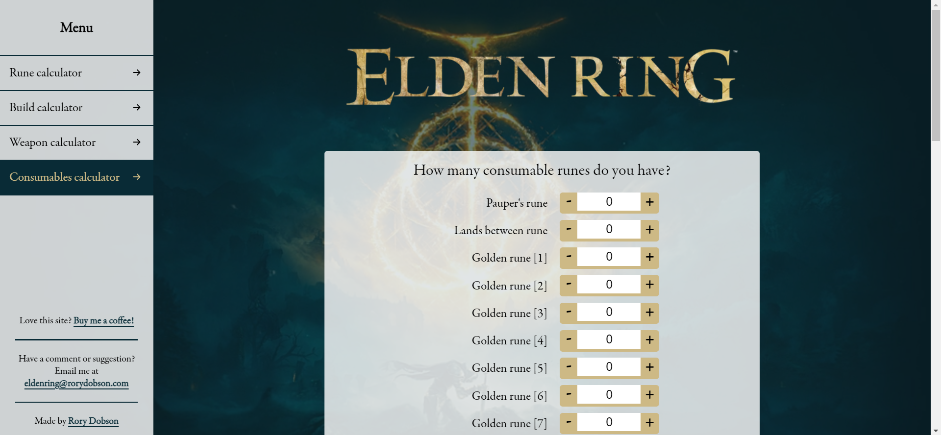 Rory Dobson • Fullstack Developer